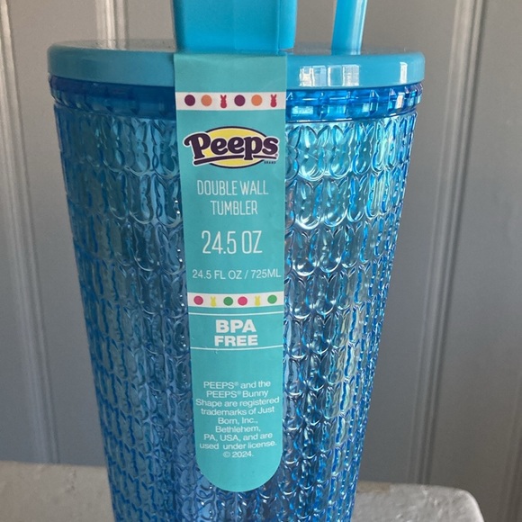 Holiday | Nwt Just Born Peeps 245floz Double Wall Insulated Blue Peeps ...